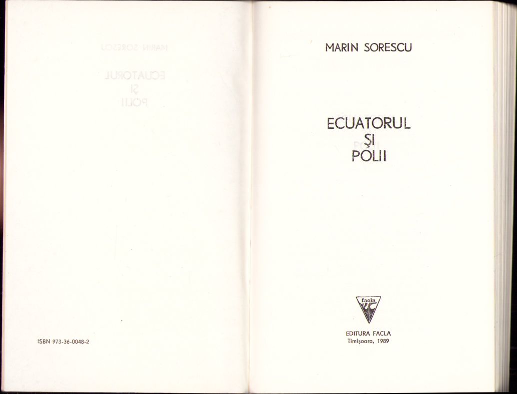 Ecuatorul și polii de Marin Sorescu, 1989 - Historiarum