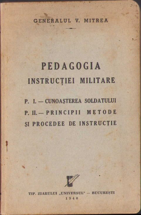 Pedagogia instrucției militare, Cunoașterea soldatului, Principii ...