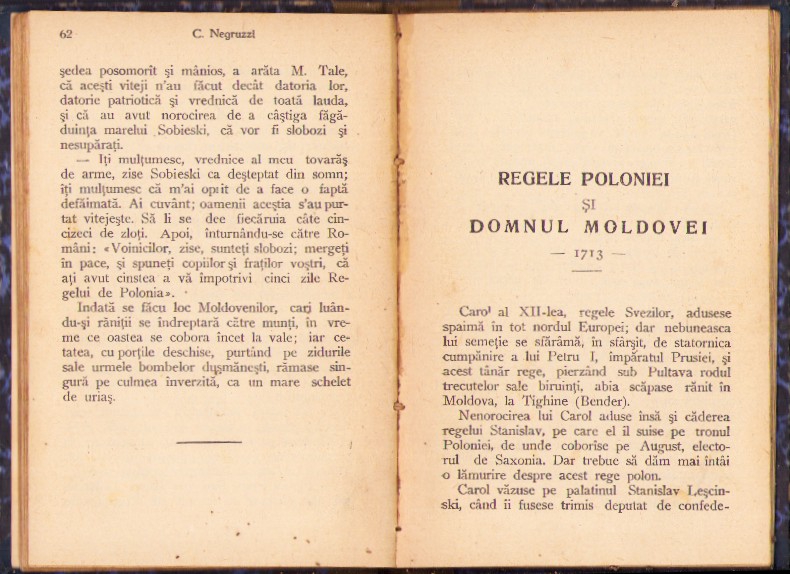 Alexandru Lăpușneanu, Sobieschi și românii, Cum am învățat românește ...