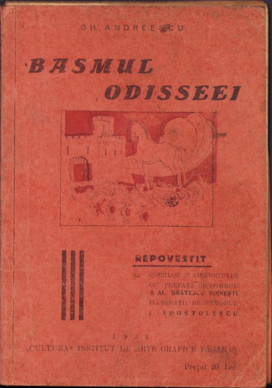 Basmul Odiseei repovestit copiilor și tineretului de Gh Andreescu ...
