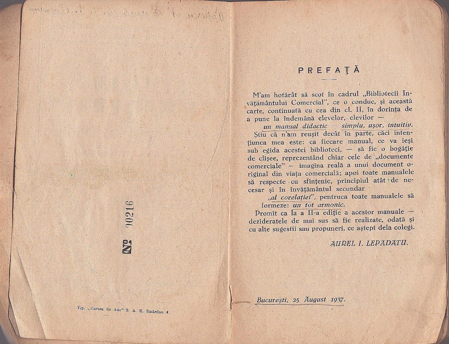 Studiul comerțului pentru clasa I-a liceu comercial de Aurel Lepadatu ...